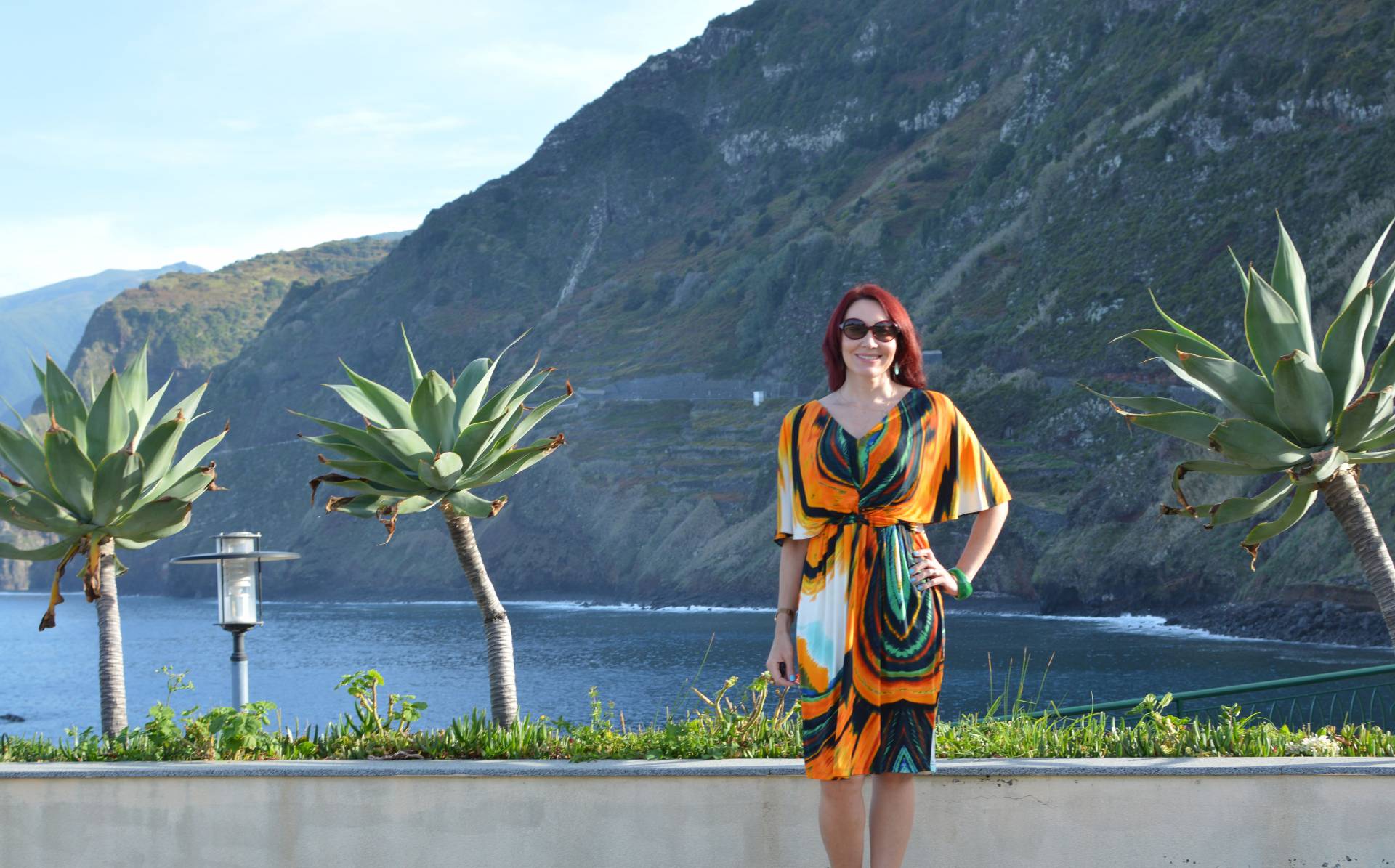 Tropical Print Batwing Dress – the Natural Beauty of Madeira + Style ...