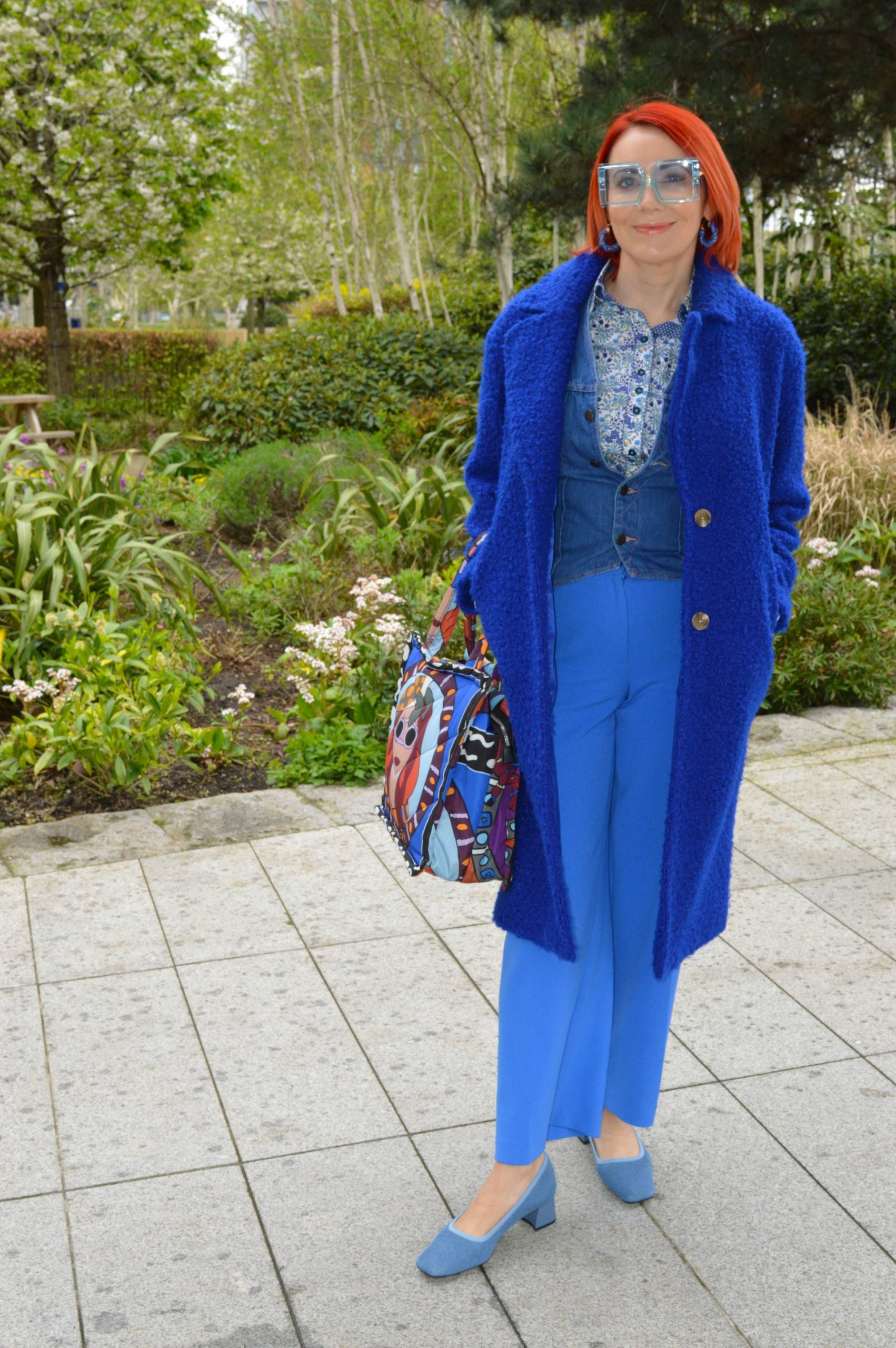 All In Blue + Style With a Smile Link Up - Style Splash